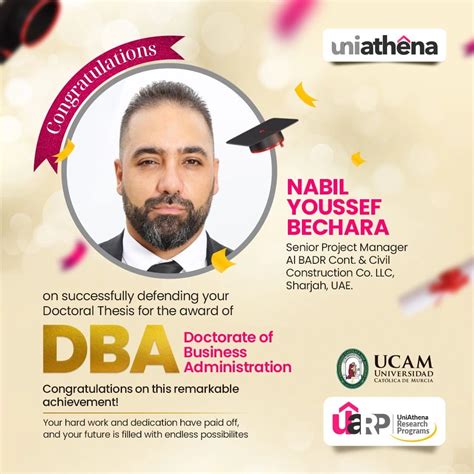 Dr Nabil Beshara On Linkedin Finally My Doctoral Journey Came To A