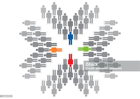 리더십 및 팀 개념입니다 벡터 일러스트 레이 션 버전입니다 3차원 형태에 대한 스톡 벡터 아트 및 기타 이미지 3차원 형태 개념 개념과 주제 Istock