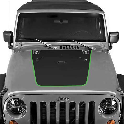 Jeep Wrangler Hood Graphics Speed Demon Wraps