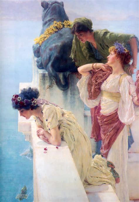 Alma Tadema Painting A Coign Of Vantage