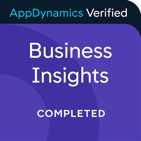 Appdynamics Verified Business Insights Credly
