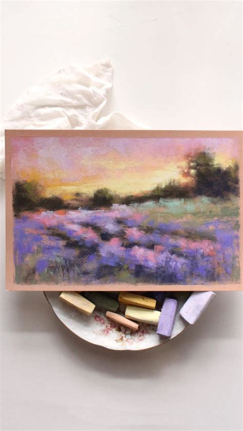 Картина пастелью Прованс Pastel Colors Art Pastel Art Oil Pastel