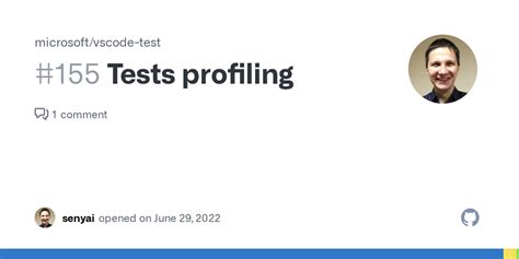 Tests Profiling · Issue 155 · Microsoftvscode Test · Github