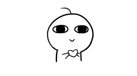 表情包可爱简笔画小人 天奇生活