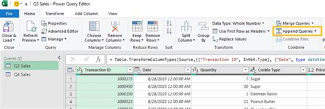 How To Append Tables In Excel Power Query