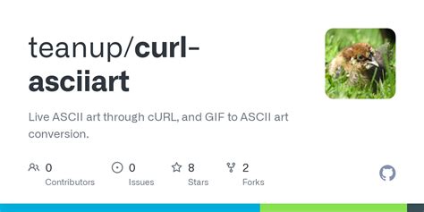 Github Teanupcurl Asciiart Live Ascii Art Through Curl And  To Ascii Art Conversion