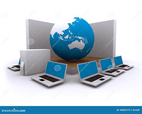 World Wide Web And Computer Network Stock Illustration Illustration Of Technology Connection