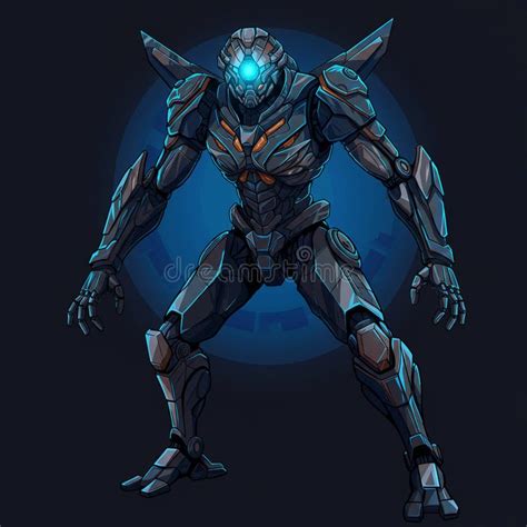 The Humanoid Robot Showcases Advanced Tech With Visible Circuits And Glowing Parts In A Modern