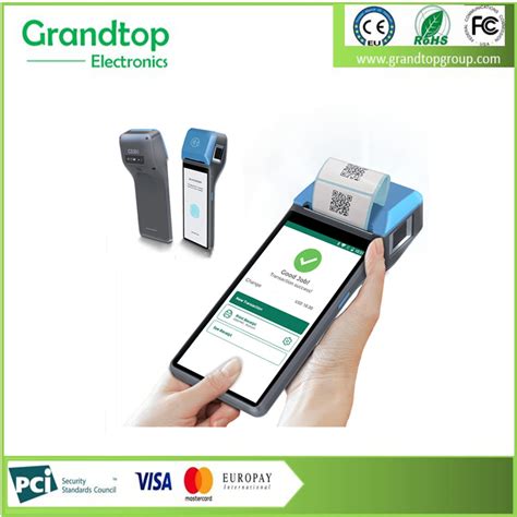 All In One Android POS 4G Smart Payment POS EMV PCI Certified For Credit Card Machine With NFC