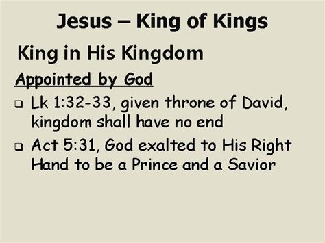 Jesus Is King Of Kings Lord Of Lords