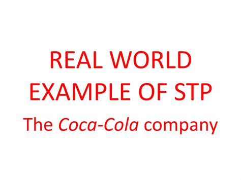 Segmentation Targeting And Positioning With Example Cocacola Company Pptx