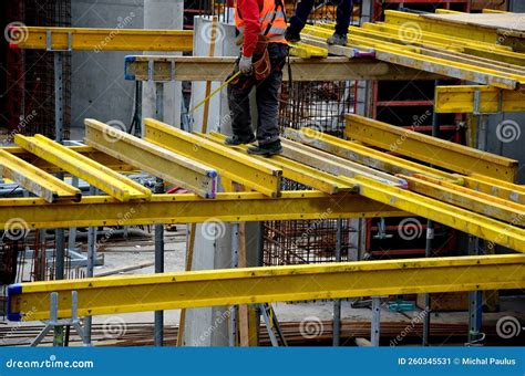 Formwork Ceiling Systems Interior Ceiling Formwork Royalty Free Stock