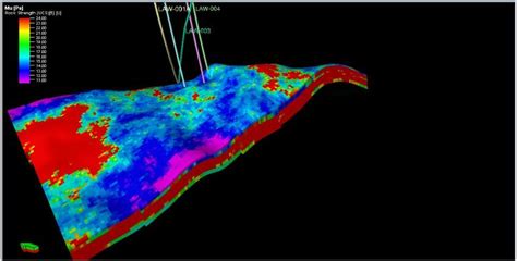 3d Geologic Model Inserted Map And Penetrated Wells Of Emi 003 Download Scientific Diagram