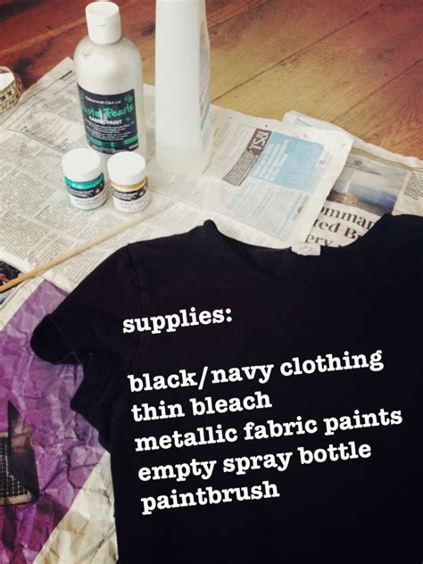 Diy Galaxy Print T Shirt By Hand London
