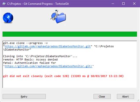 Github Erro Ao Clonar Repositórios Do Gitlab Stack Overflow Em Português