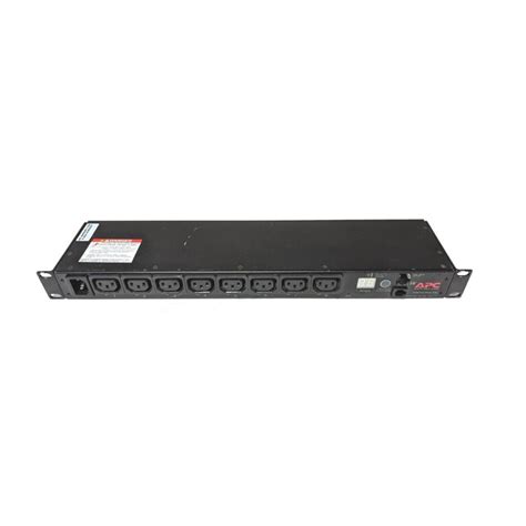 APC AP7920 Switched Rack PDU 1U 12A 208V 8x C13 Outlets C14 Input Adhesive Networks