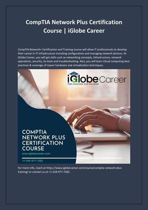 CompTIA Network Plus Certification Course IGlobe Career Page Flip PDF Online PubHTML