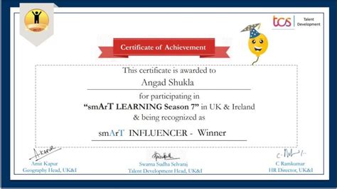 Angad Kumar Shukla On Linkedin Smartlearning Tcs Buildingonbelief Smartlearning
