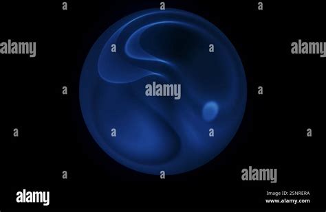 Dynamic Central Vortex Orb Loop A Blue Orb With A Dynamic Central