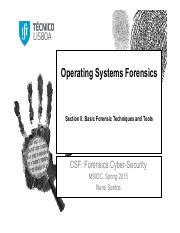 Operating Systems Forensics Windows Pdf Operating Systems Forensics Section II Basic