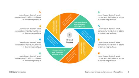 8 Segment Of Circle Presentation Slide