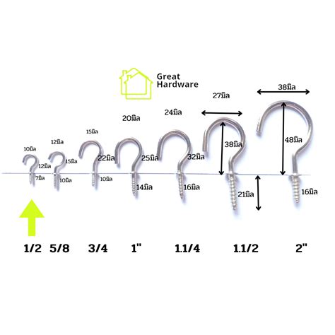 ตะขอตัวซี C ถุงละ 12 ตัว Cup Hook แขวนของ ขอเกลียว ห่วงเกลียว ขอเกลียวชุบขาว Diy Shopee Thailand