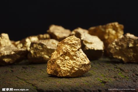 闪亮金矿摄影图金融货币商务金融摄影图库昵图网