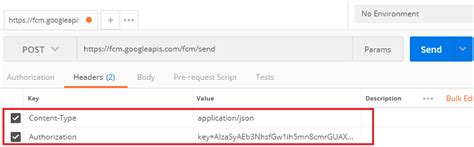 Curl Sending Push Via Postman Using Firebase Messaging Stack Overflow