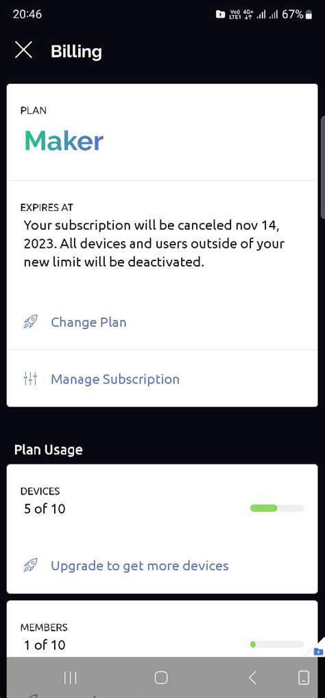 why my subscription will be canceled blynk 2 0 blynk community
