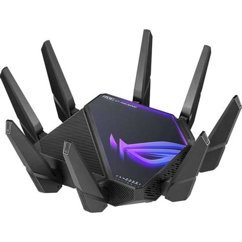 Asus Rog Rapture Gt Axe Wifi E Quad Band Extendable Gaming Router With Dual G Lan Ghz