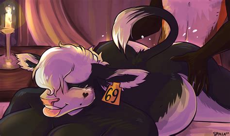 Rule 34 Ambiguous Fluids Anthro Bedroom Bent Over Blush Bovid Bovine