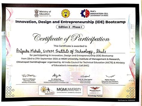 Priyanka Mahale On Linkedin Designthinking Idebootcamp24