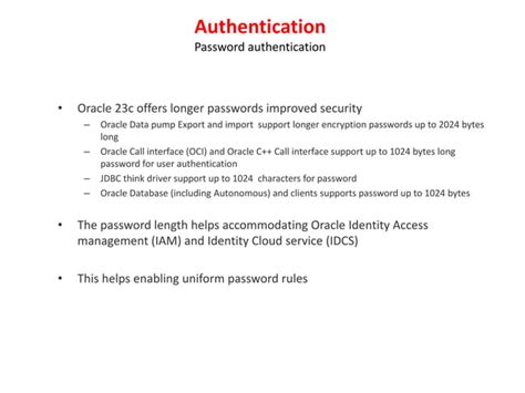 Oracle Database 23c Security New Featurespptx