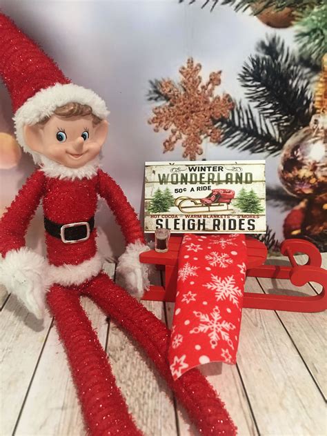 Elf Sleigh Ride Set Sistersdreaming