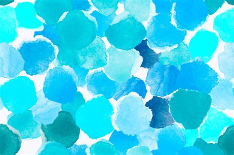 벡터로 만든 다채로운 수채화 모양의 색상 추상적이고 다양한 원활한 패턴 원형에 대한 스톡 벡터 아트 및 기타 이미지 원형 청록색 0명 Istock