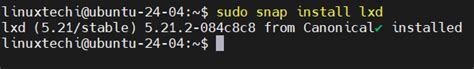 How To Install LXD On Ubuntu 24 04 LTS