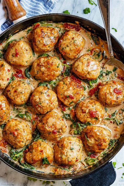 Turkey Ricotta Meatballs Recipe — Eatwell101