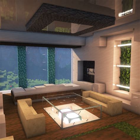 Minecraft Mansion Living Room