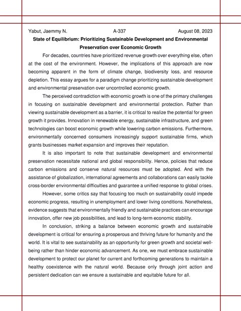 Globalization Arguments Yabut Jaemmy N A 337 August 08 2023 State