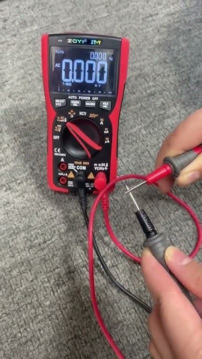 Button Type Manual Dial Multimetermultimeter Voltage F Youtube