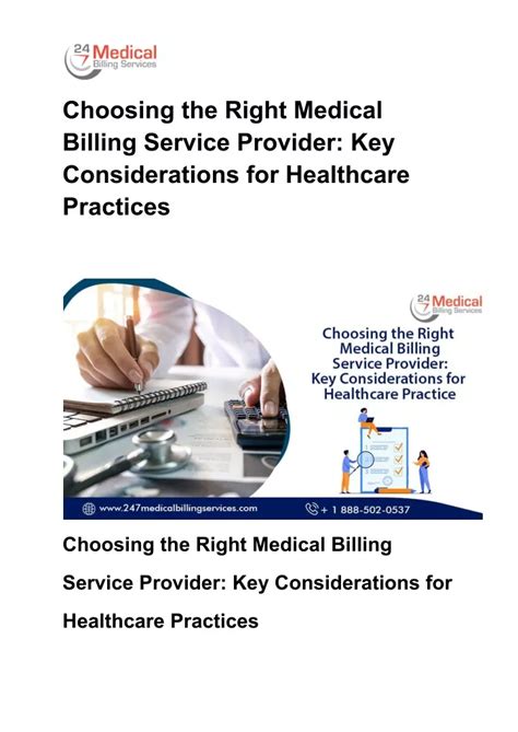 PPT Choosing The Right Medical Billing Service Provider Key