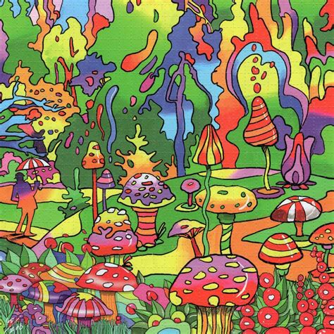 Psychedelic Mushroom Art Wallpaper
