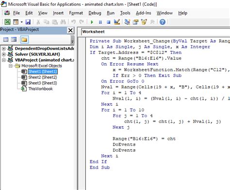 How To Animate An Excel Chart