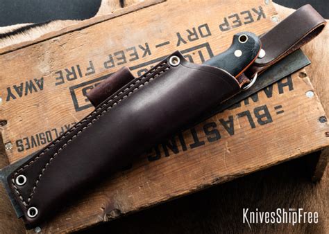 L T Wright Knives Gns Saber Grind Natural Canvas Matte Aeb L