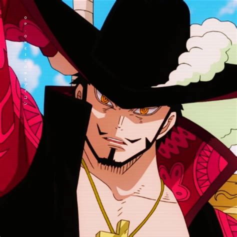 Dracule Mihawk Icon One Piece Anime Desenhos Vampiro