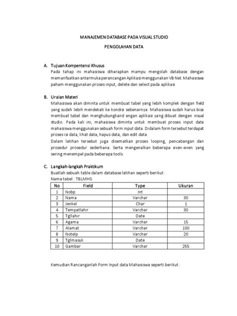 Tugas 1 Pemrograman Visual Pdf