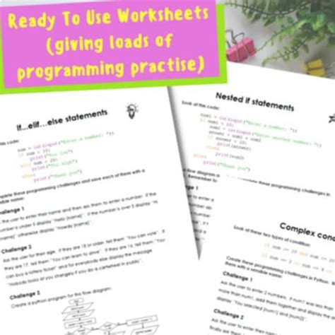 Python Programming More If Statements Lesson By Nichola Wilkin Tpt