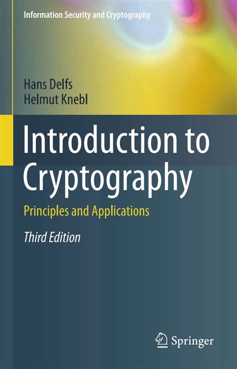 Introduction To Cryptography Principles And Applications 3rd Edition Premiumjs Store