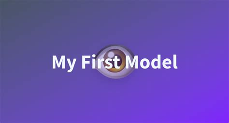 My First Model A Hugging Face Space By Suraj