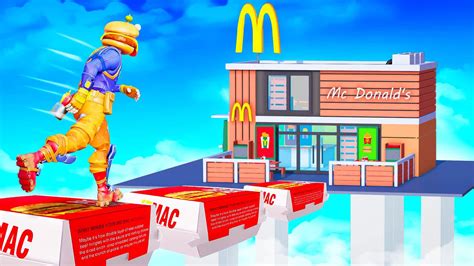 🍔mcdo 100 Levels Fun Deathrun 🍔 Fortnite Creative Map Code Dropnite
